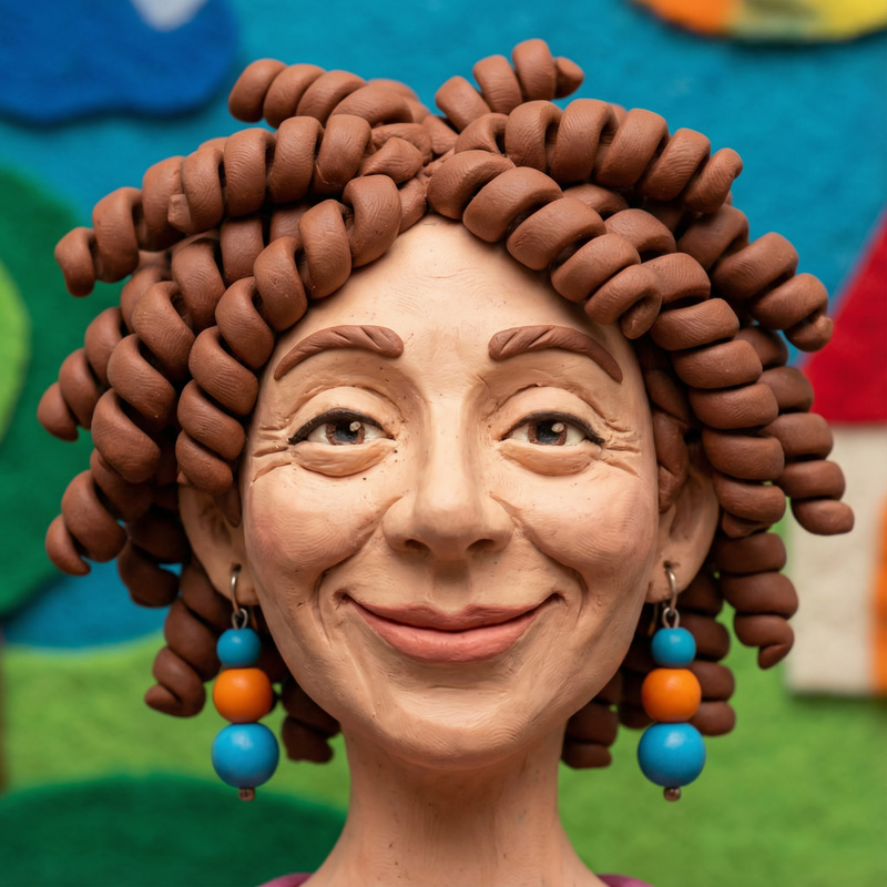 Whimsical Claymation Character Close-Up | AI Art Generator | Easy-Peasy.AI
