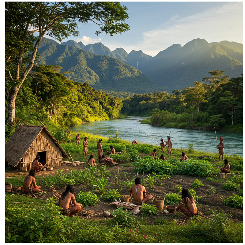 Aeta Tribe: Life in Nature's Embrace | AI Art Generator | Easy-Peasy.AI
